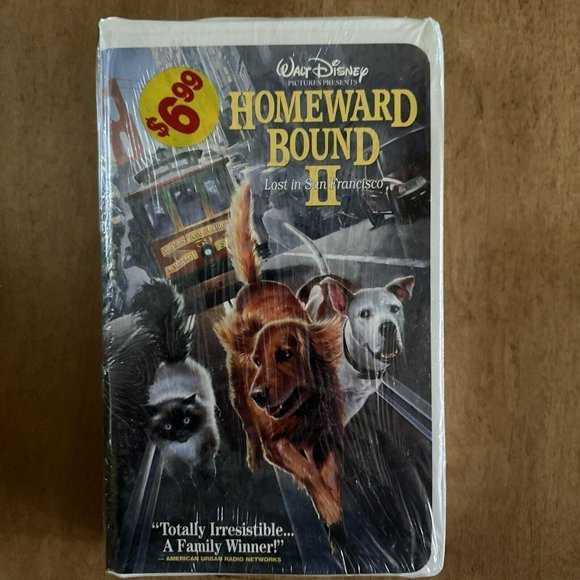 Media | Homeward Bound 2 Lost In San Francisco Vhs 1996 Sealed | Poshmark